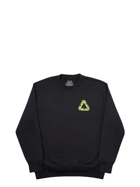 PALACE Split P3 Crew - Black