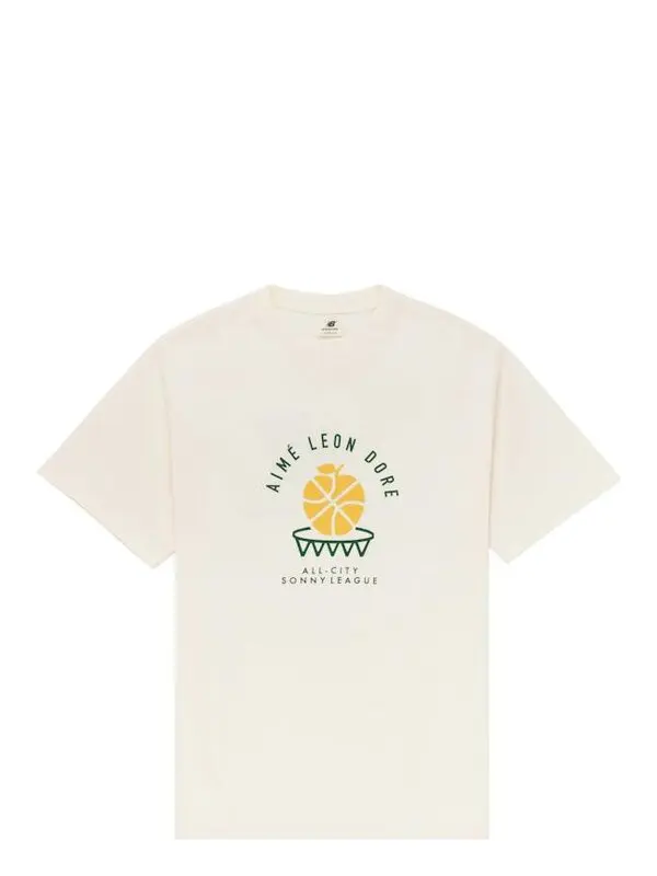 Aimé Leon Dore X New Balance Sonny League Tee Shirt - Cream