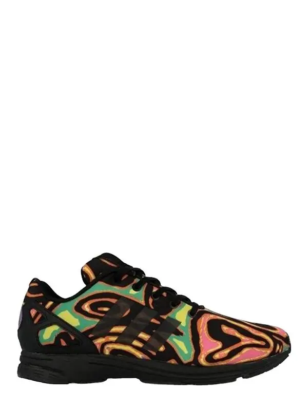 Adidas Zx Flux Tech Jeremy Scott Psychedelic Sneakers - Multicolor/black