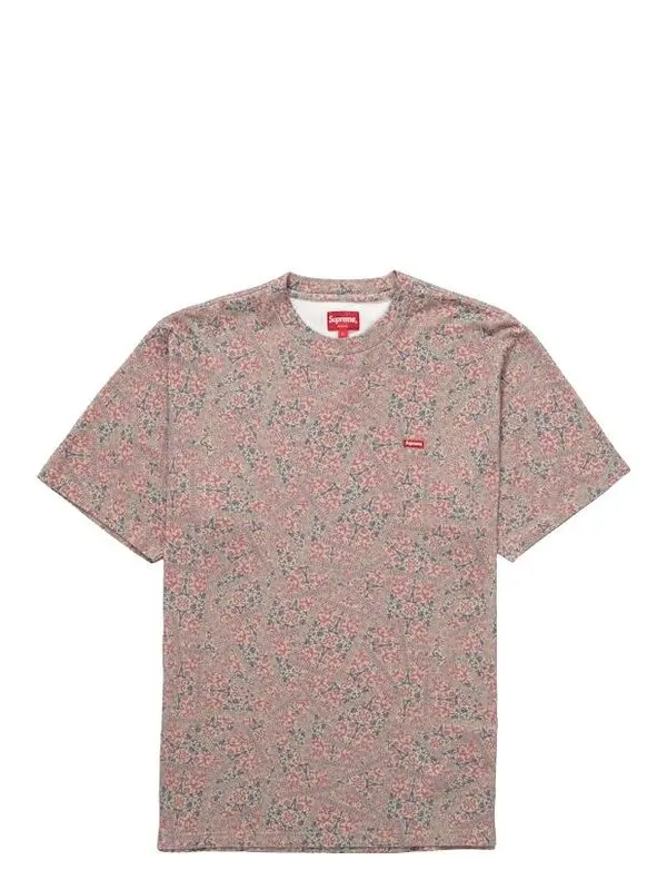 Supreme Small Box Tee Shirt - Khaki Floral Cards