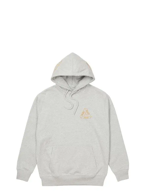 PALACE Triarchaeology Hood - Grey Marl