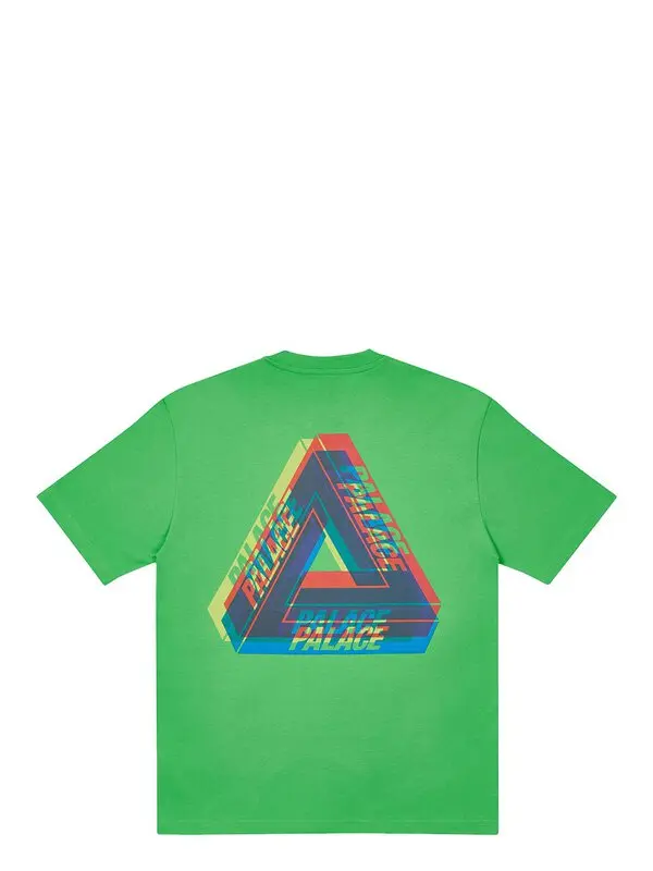 PALACE Triferg Colour Blur T-shirt - Light Lime