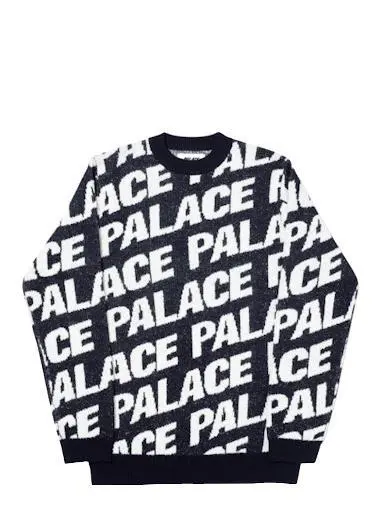 PALACE Toner Knit - Navy Blue