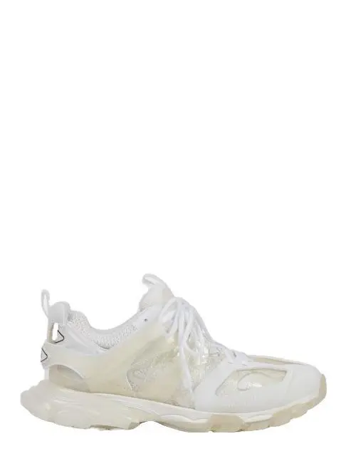 Balenciaga Track Clear Sole Sneakers - White