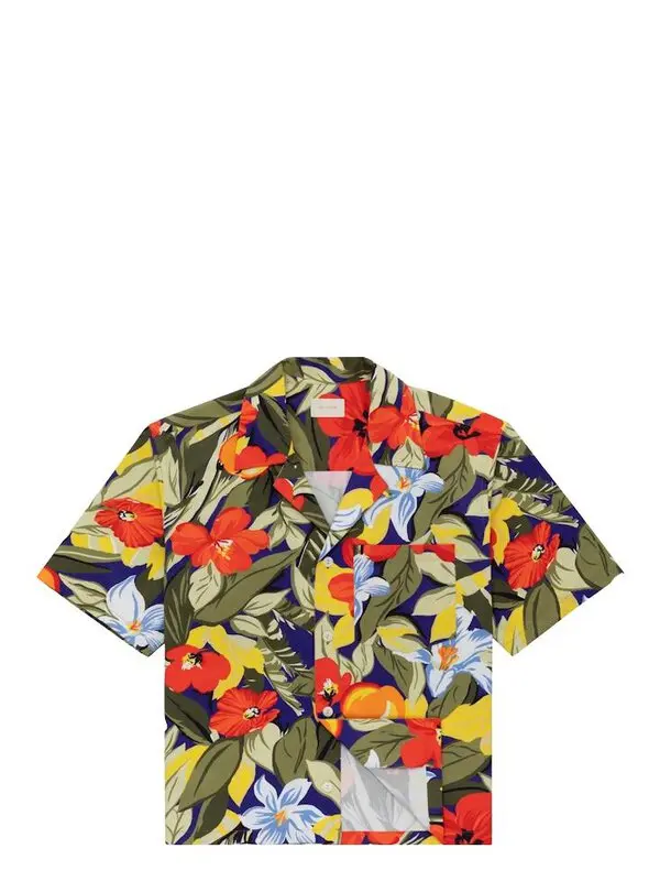 Aimé Leon Dore Cropped Camp Shirt - Multicolor