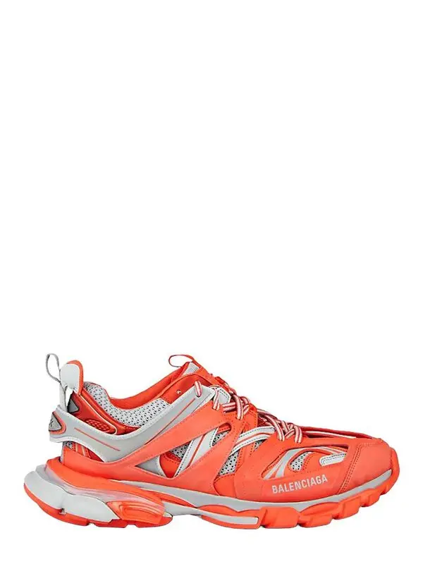 Balenciaga Trackin Sneakers - Orange/grey
