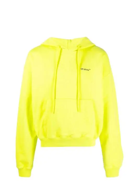 Off-White Caravaggio Over Hoodie - Lime