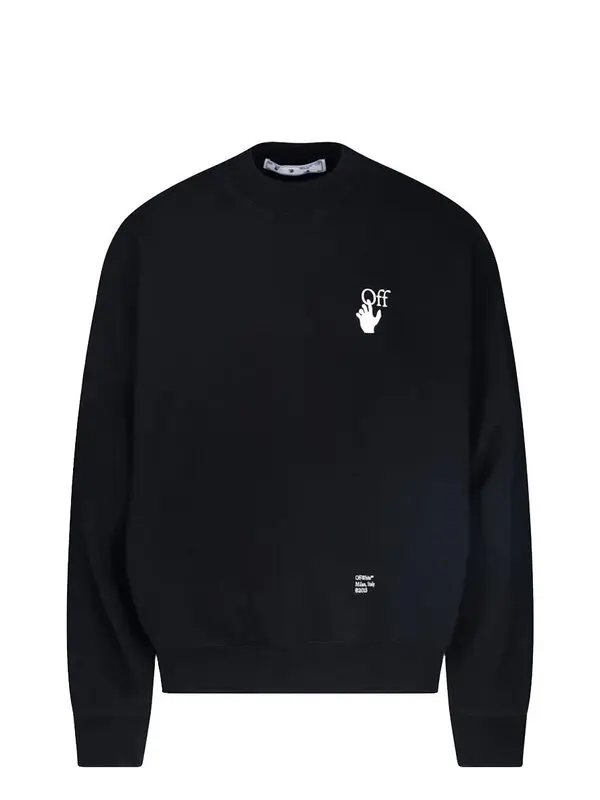 Off-White Caravaggio Saint Jerome Writing Arrows Sweatshirt - Black