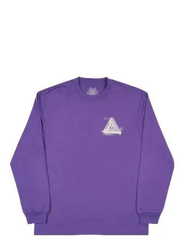 PALACE Surkit Longsleeve - Purple/grey
