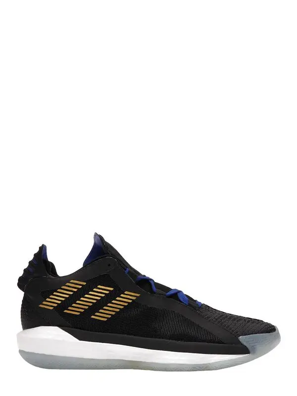 Adidas Dame 6 Stone Cold Steve Austin Sneakers - Core Black/gold Metallic/team Royal Blue