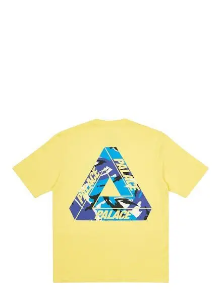 PALACE Tricamo T-shirt - Pale Yellow
