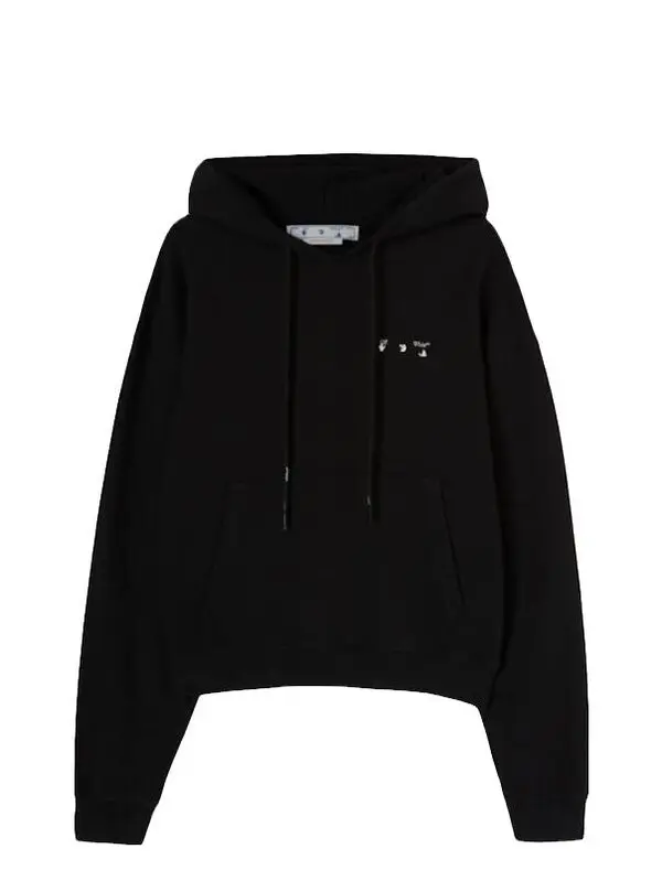 Off-White Caravaggio Paint Over Hoodie - Black
