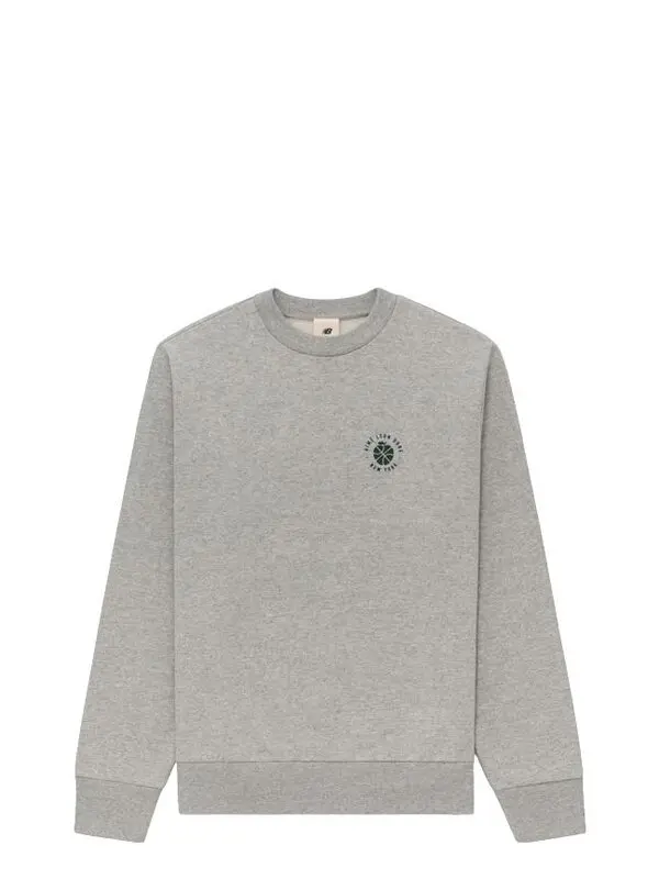 Aimé Leon Dore X New Balance Sonny Ny Crewneck Sweatshirt - Grey