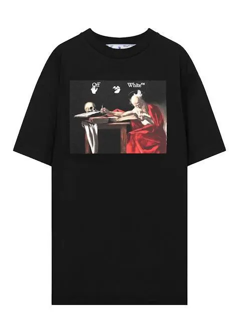 Off-White Caravaggio Jersey T-shirt - Black