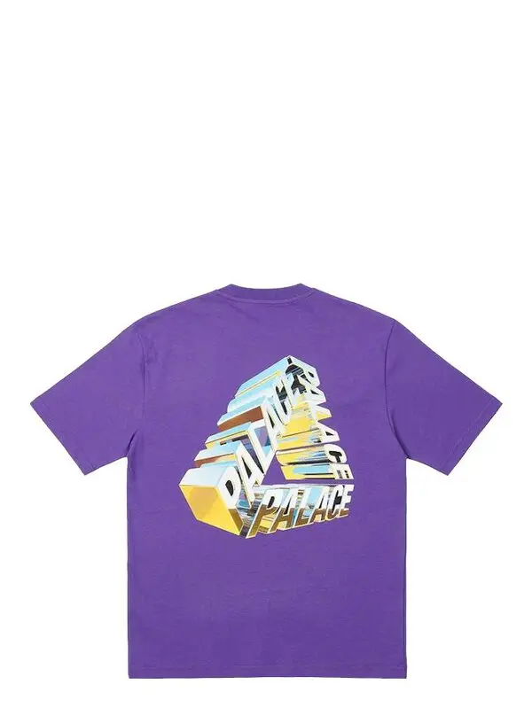 PALACE Trichrome T-shirt - Regal Purple