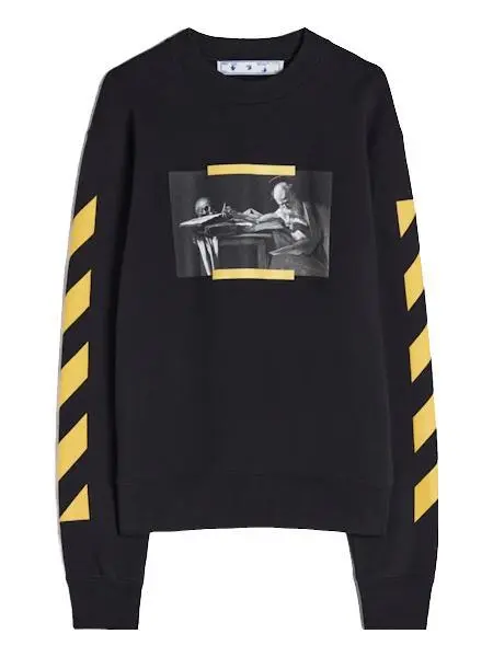 Off-White Caravaggio Sweatshirt - Black/yellow