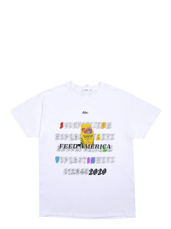 ADVISORY BOARD CRYSTALS X J Balvin Feeding America Colores T-shirt - White