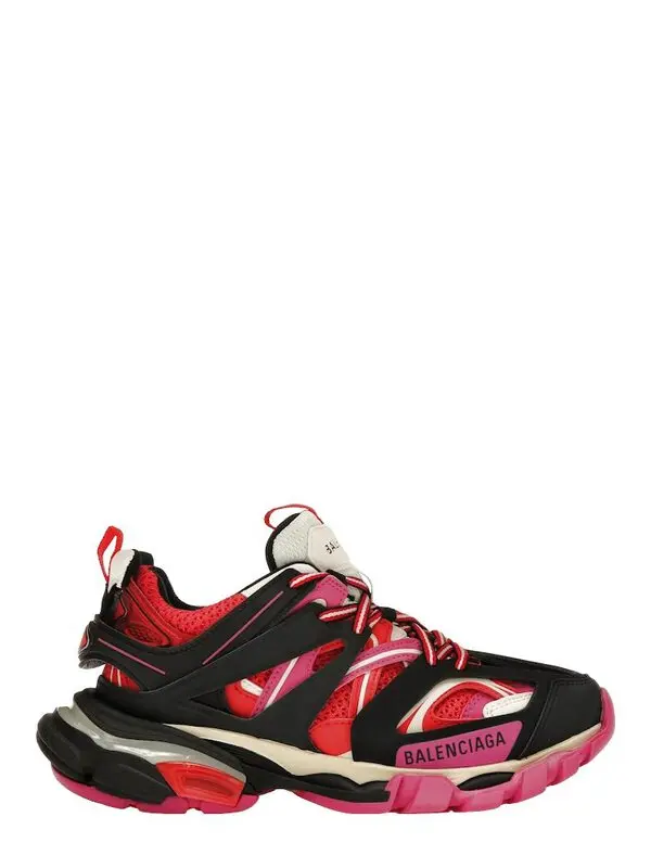 Balenciaga Track Trainers - Black/red/pink