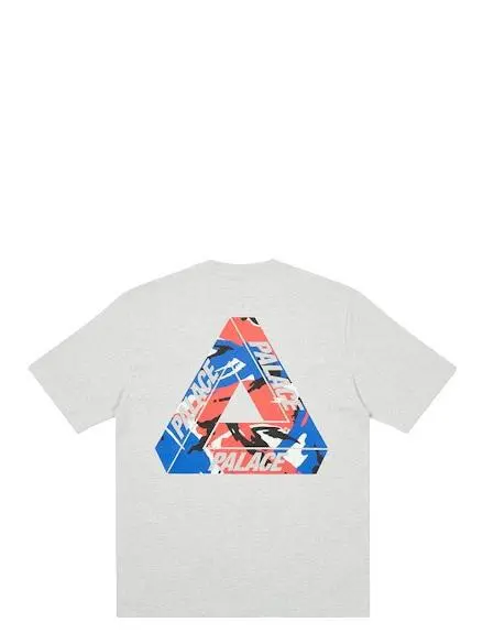 PALACE Tricamo T-shirt - Grey Marl