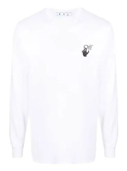Off-White Off Degrade Arrows Long Sleeve Tshirtin - White