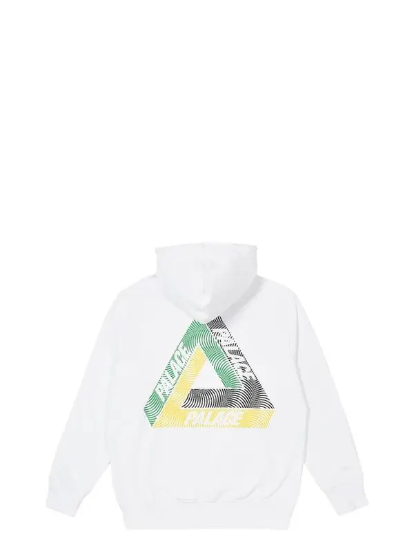 PALACE Swirl Triferg Hood - White