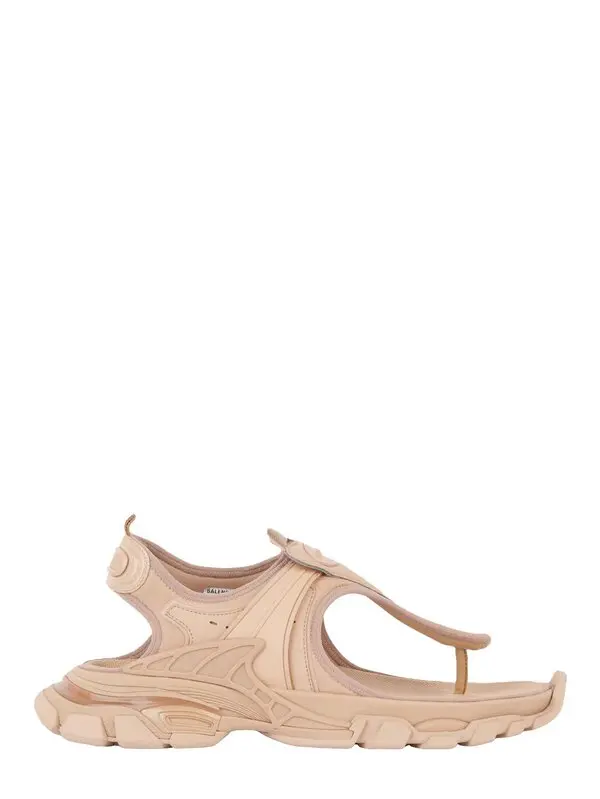 Balenciaga Track Thong Sandal - Beige