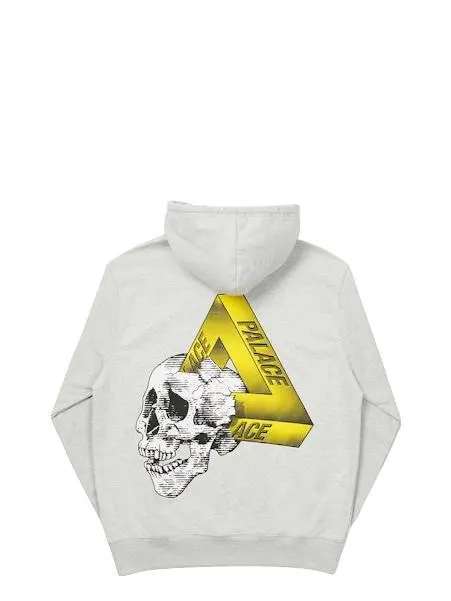 PALACE Tricrusher Hat Hoodie - Grey