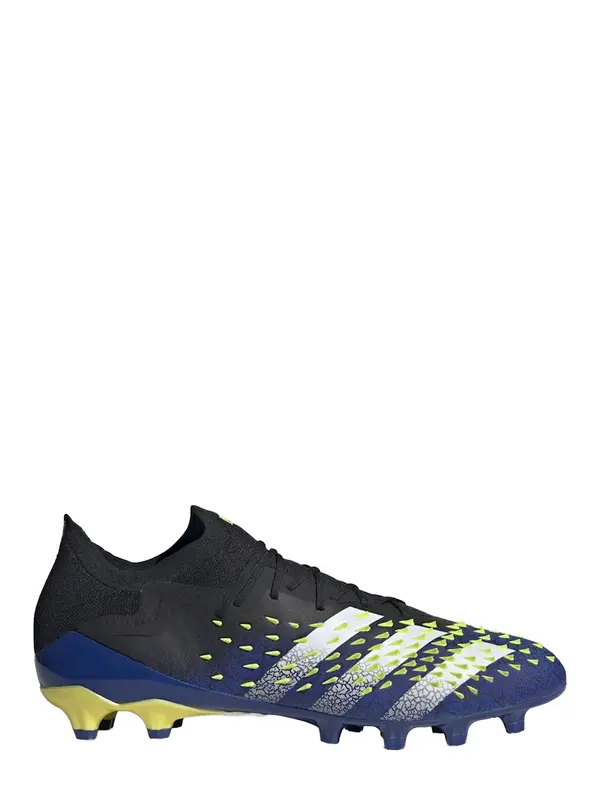 Adidas Predator Freak 1 Ag Demonskin Athletic Shoe - Core Black/cloud White/solar Yellow