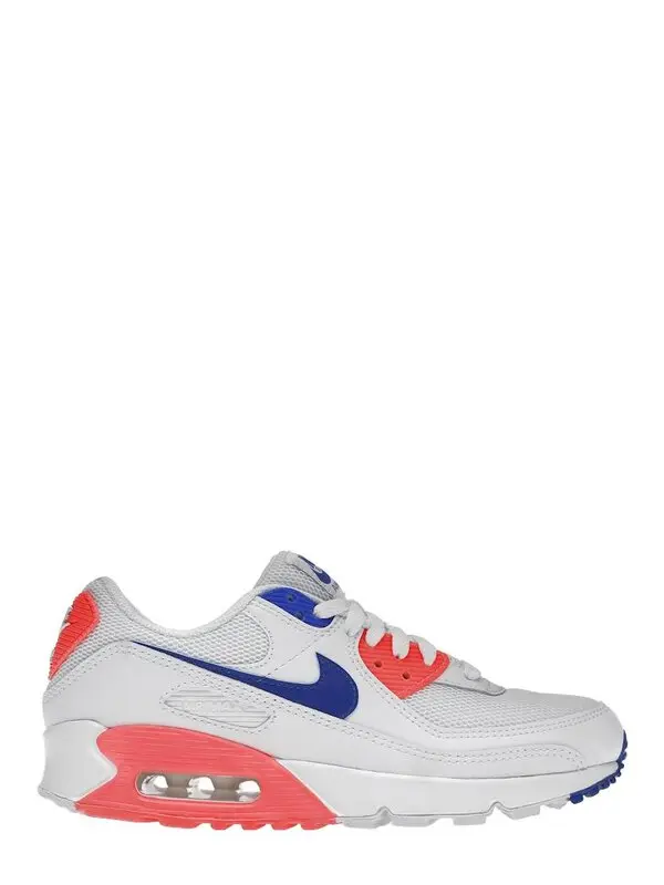 Nike Air Max 90 Sneakers - White/flash Crimson/racer Blue