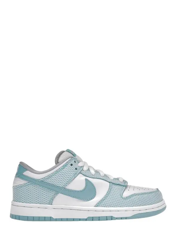 Nike Dunk Low High Hairin Sneakers - White/aqua