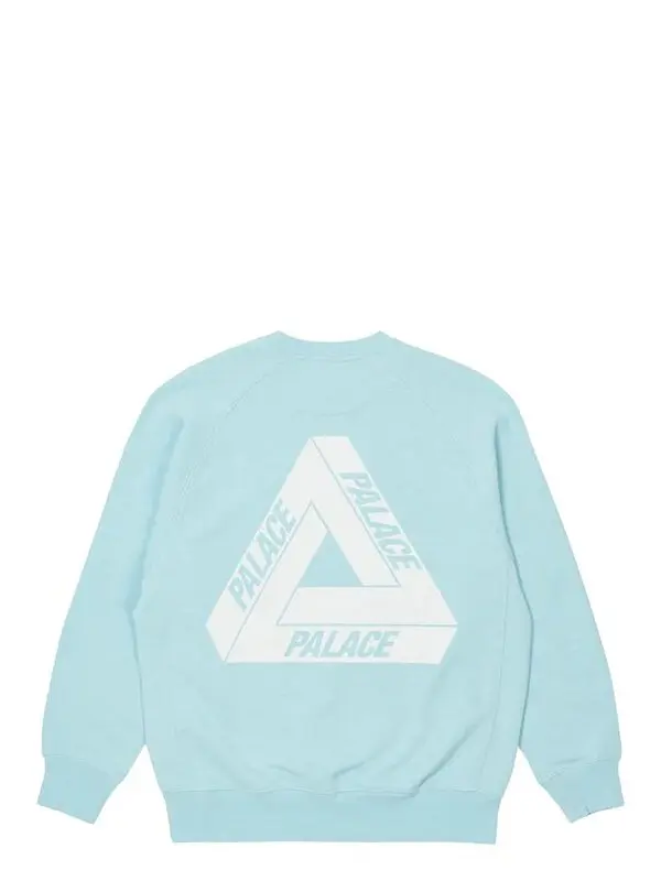 PALACE Triferg Slub Crew - Light Blue