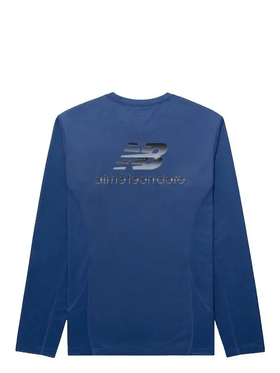 Aimé Leon Dore X New Balance Racing Longsleeve Tee - Blue