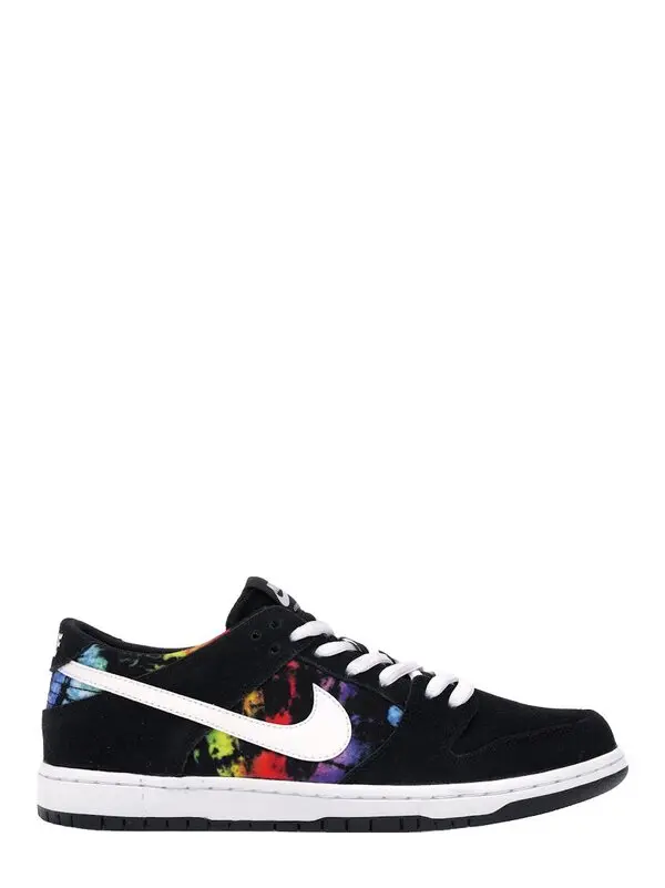 Nike Dunk Low Ishod Wair Tie Dye Sneakers - Black/white/multi Color