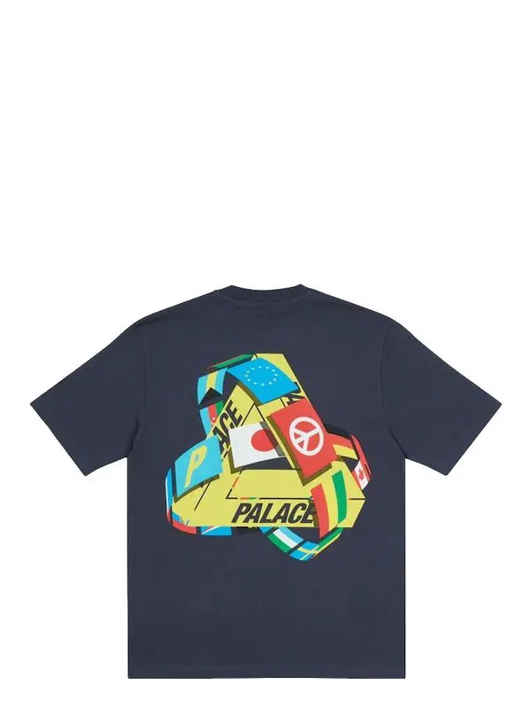 PALACE Triflag T-shirt - Navy Blue