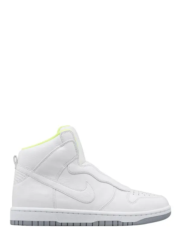 Nike Dunk Lux Sacai High-top Sneakers - White/wolf Grey/volt