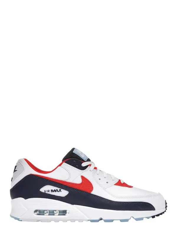 Nike Max 90 Usa Denim Sneakers - White/red/blue Denim