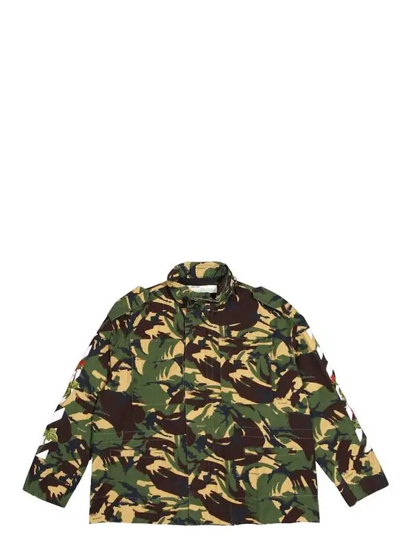 Off-White Diagonal Rose Stripes M65 Jacket - Camo