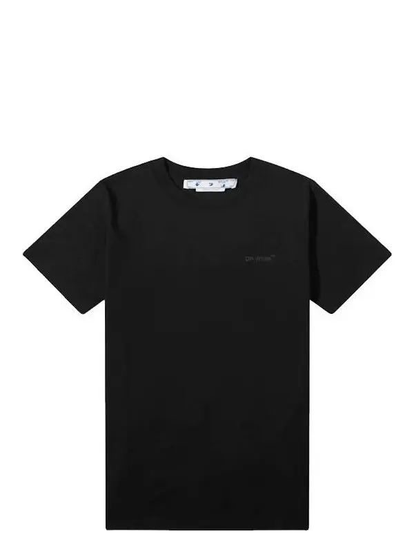 Off-White Diagonal Tab Slim T-shirt - Black