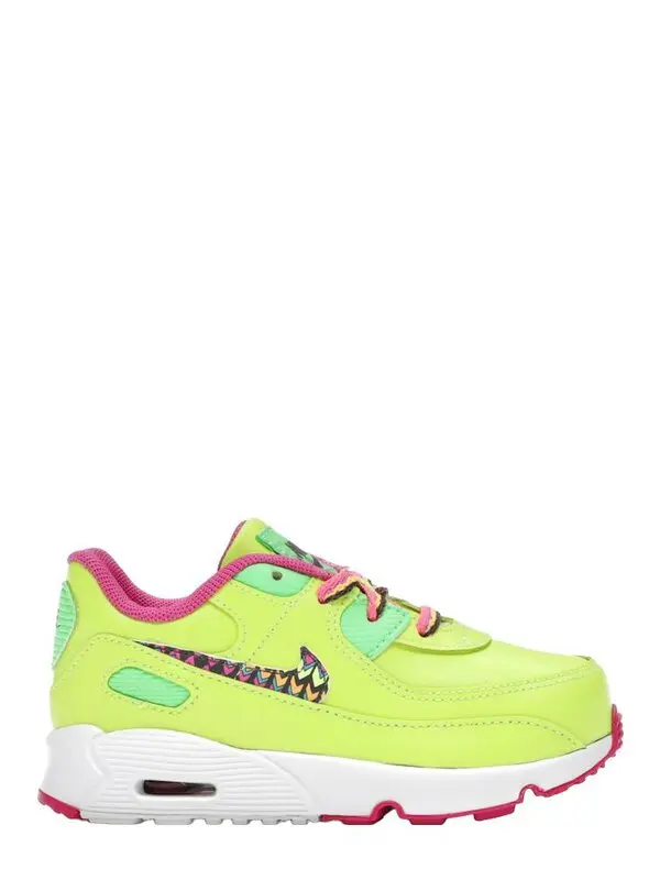 Nike Air Max 90 Sneakers - Volt/fire Pink/green Strike
