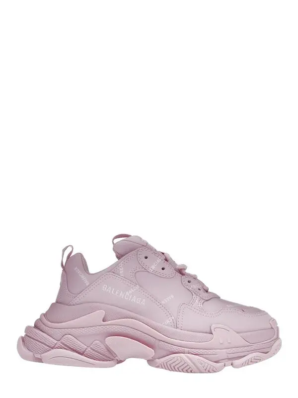 Balenciaga Triple S All Over Sneakers - Pink/white