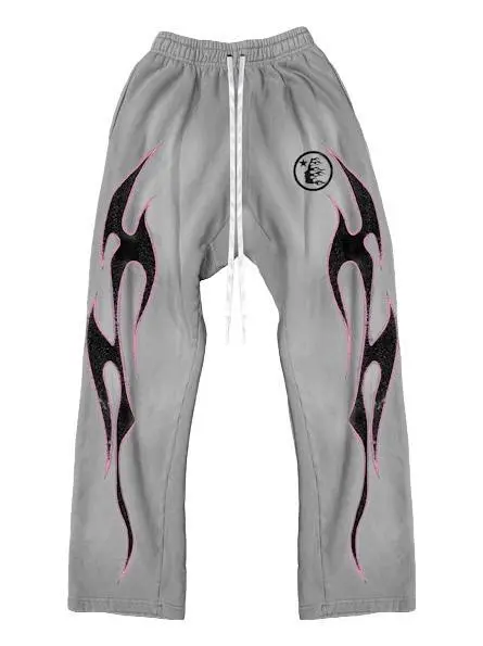 HELLSTAR Future Flame Sweatpants - Grey
