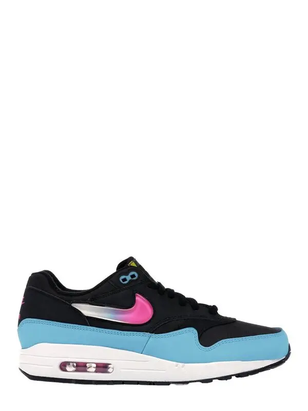 Nike Air Max 1 Jelly Swoosh Fuchsia - Black/laser Fuchsia/blue Fury