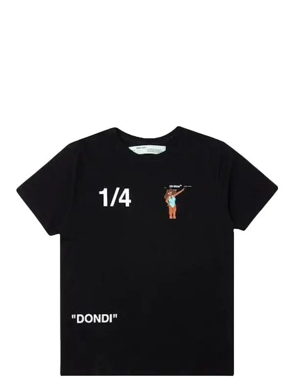 Off-White Dondi White T-shirt - Black