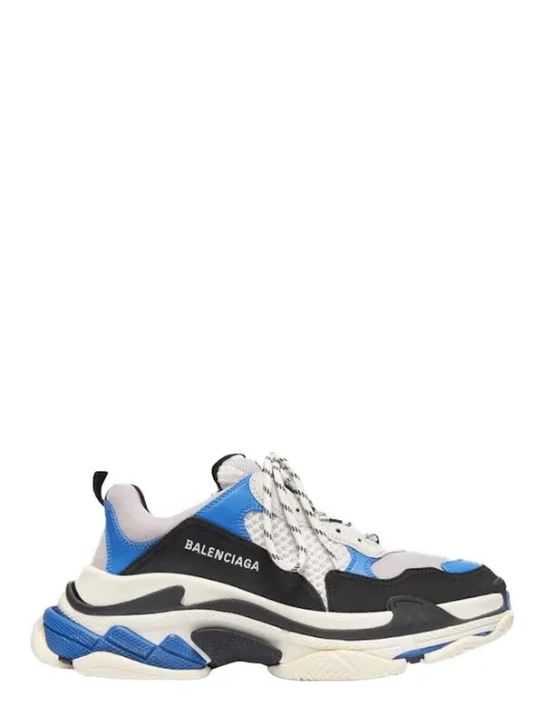 Balenciaga Triple S Sneakers - Black/blue/white