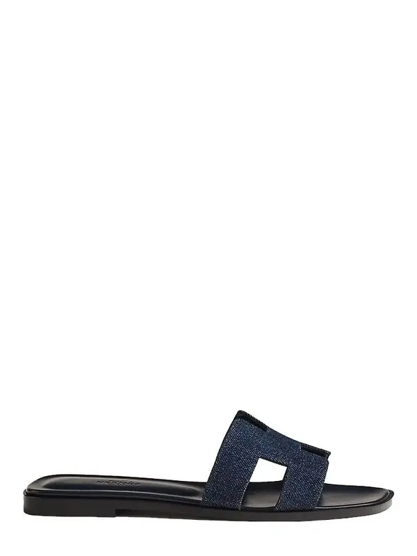 Hermès Oran Sandal Denim - Bleu Brut