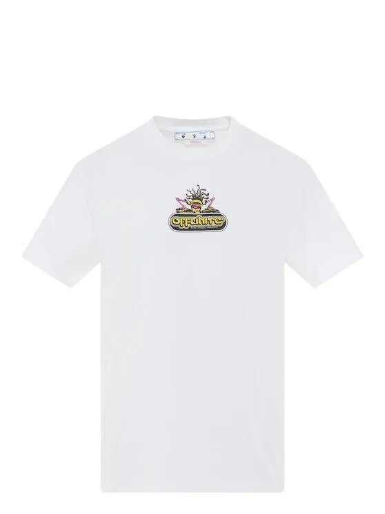 Off-White Off Dj Slim Fit T-shirt - White