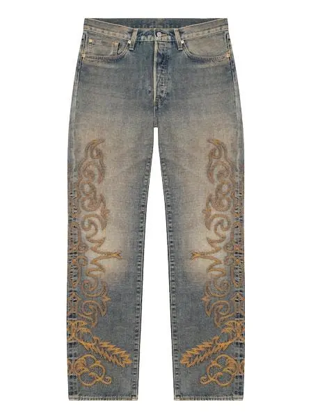 DENIM TEARS Western Stitch 501 Jeans - Selvedge Denim