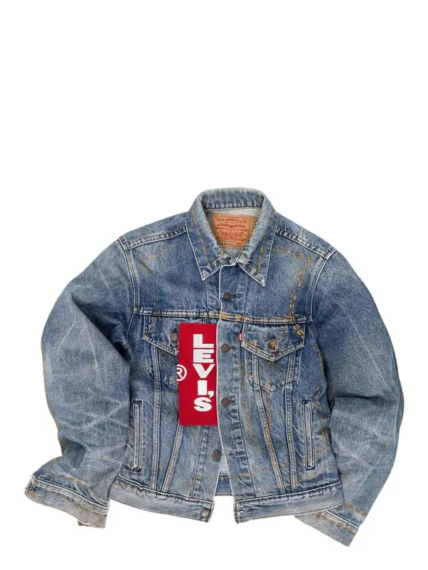 DENIM TEARS X Cactus Plant Flea Market X Levi's Denim Jacket - Blue