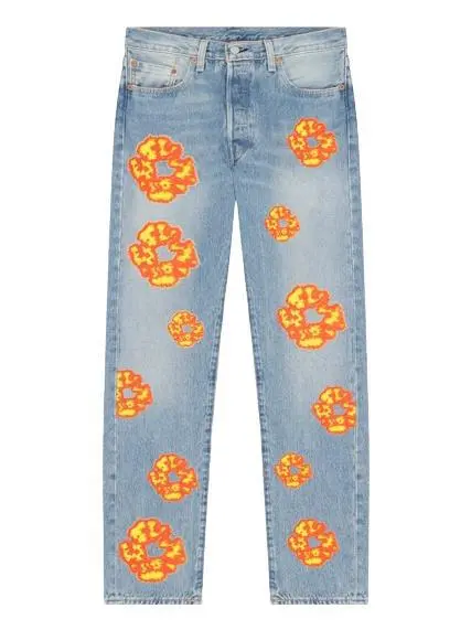 DENIM TEARS X Offset 501 Jeans - Light Wash