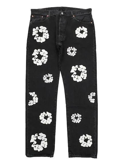 DENIM TEARS X Levi's Cotton Wreath Jean - Black